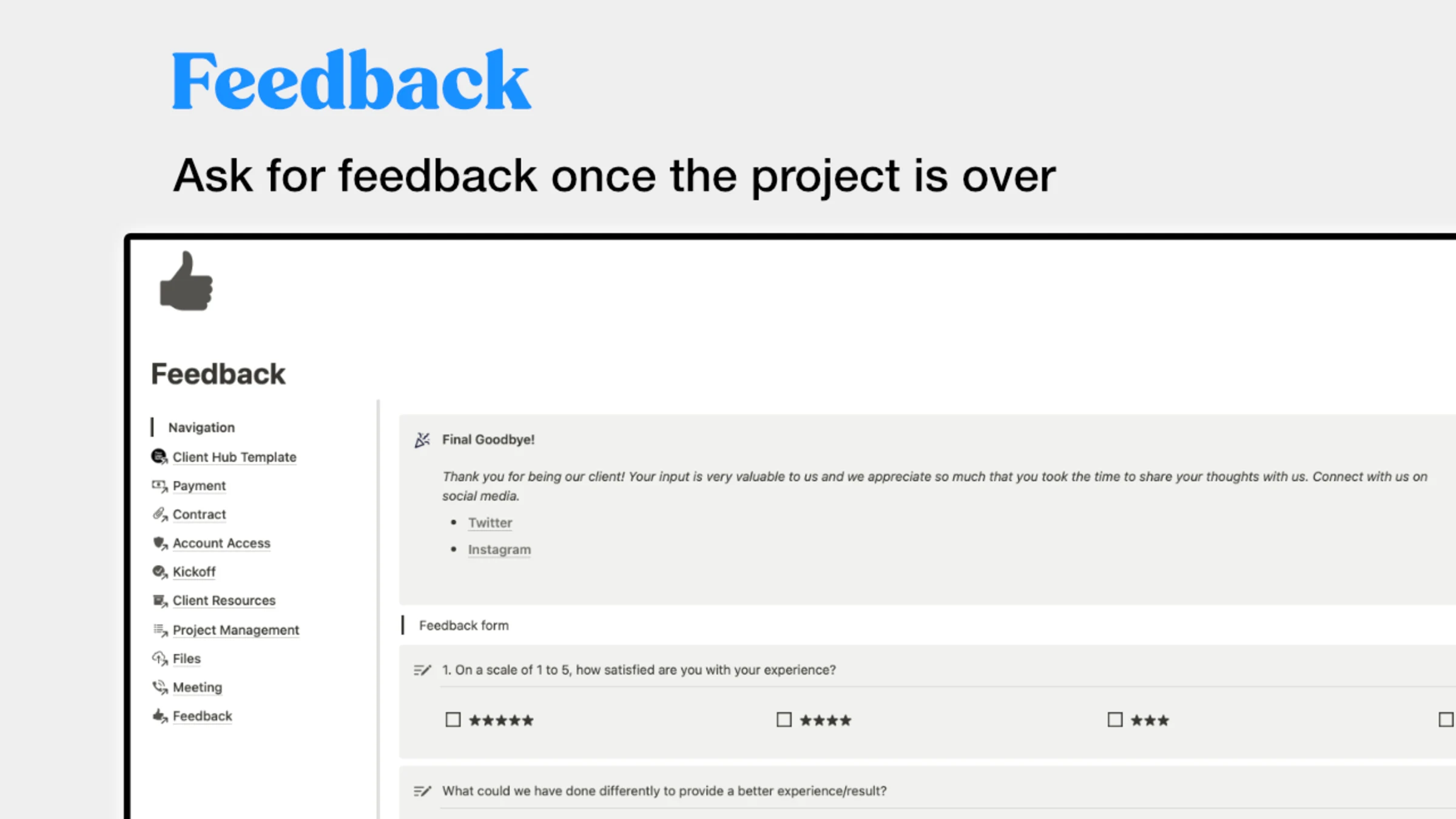 Client Hub | Notion Everything