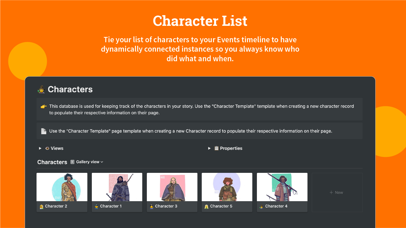 Fictional History Timeline | Notion Everything