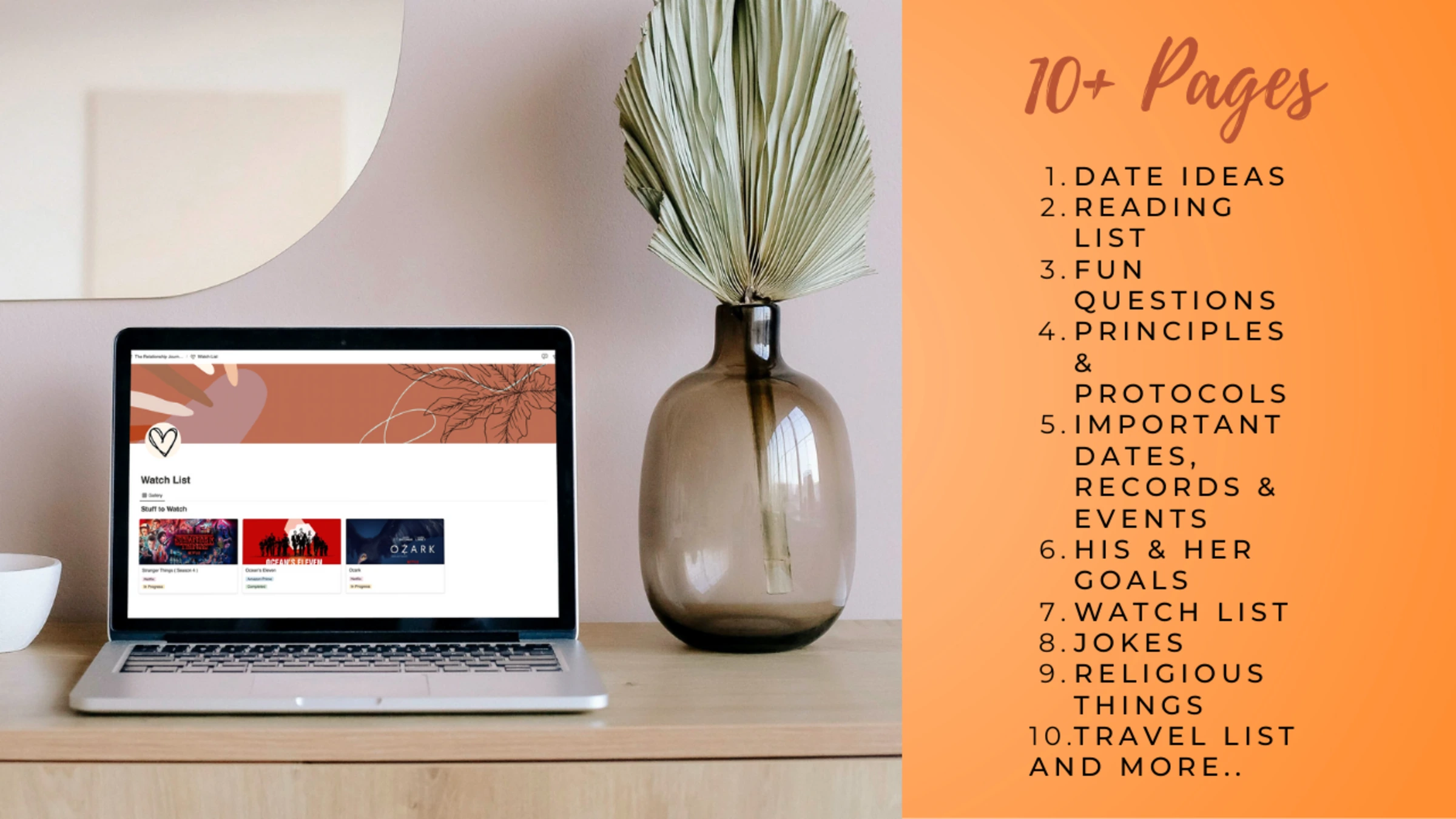 The Relationship Journal Euphoria Theme | Notion Everything