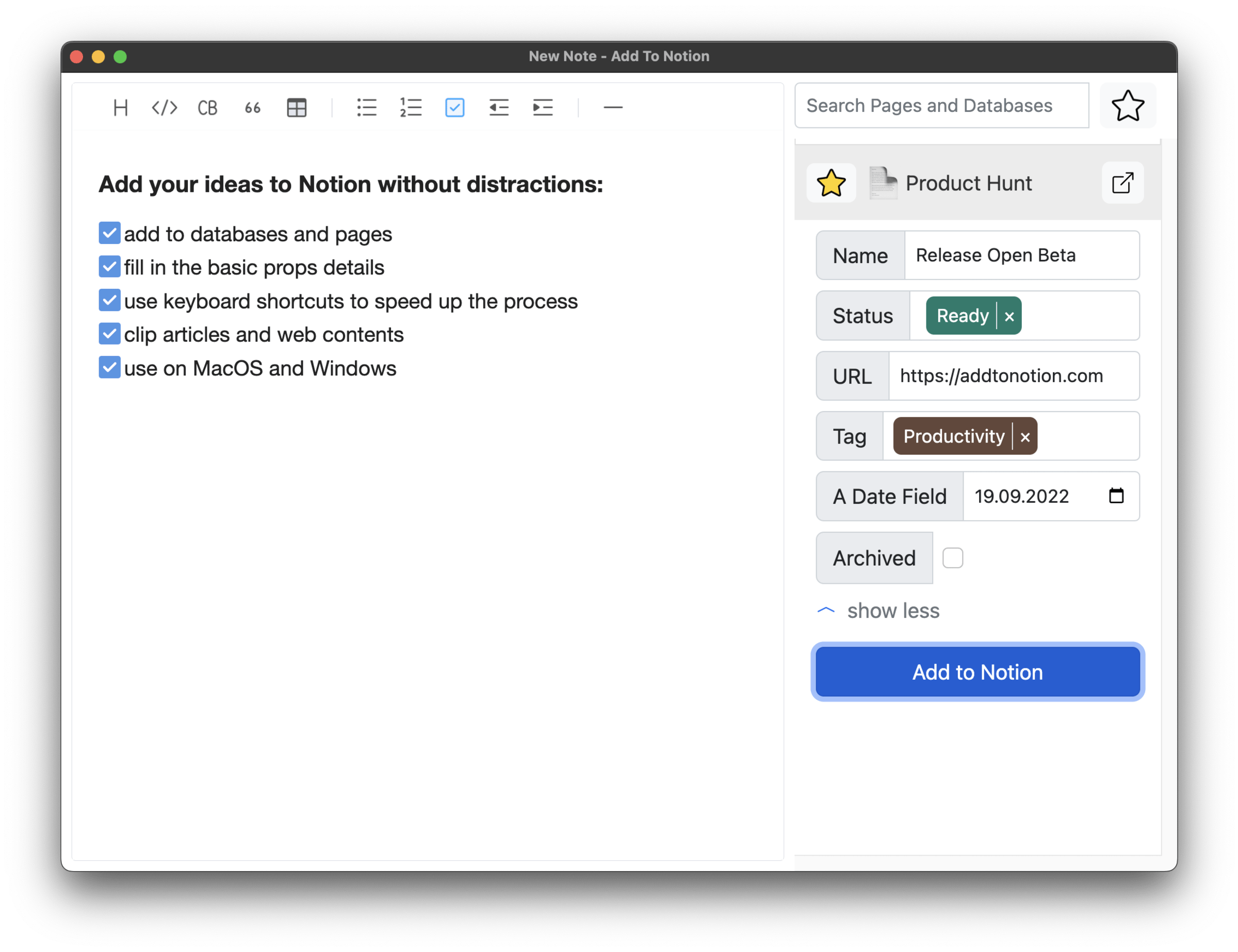 Add to Notion | Notion Everything