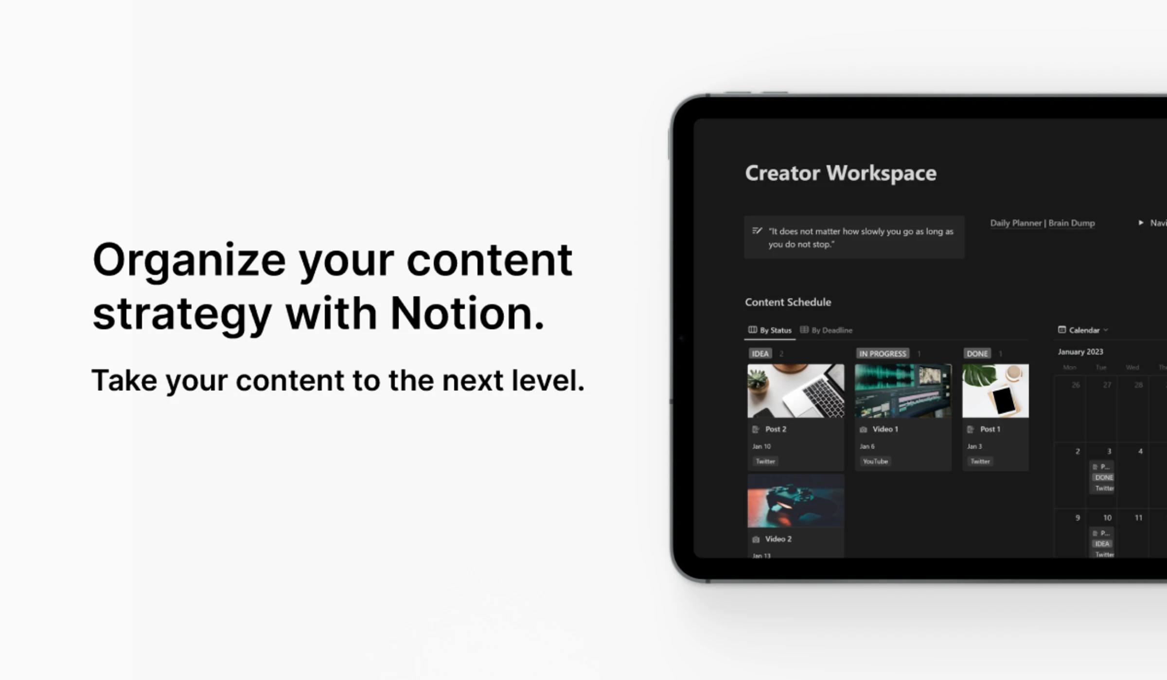 Notion Creator Starter Pack | Notion Everything
