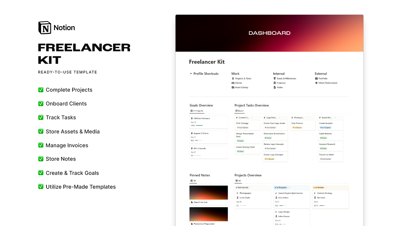 Freelancer Kit | Notion Everything