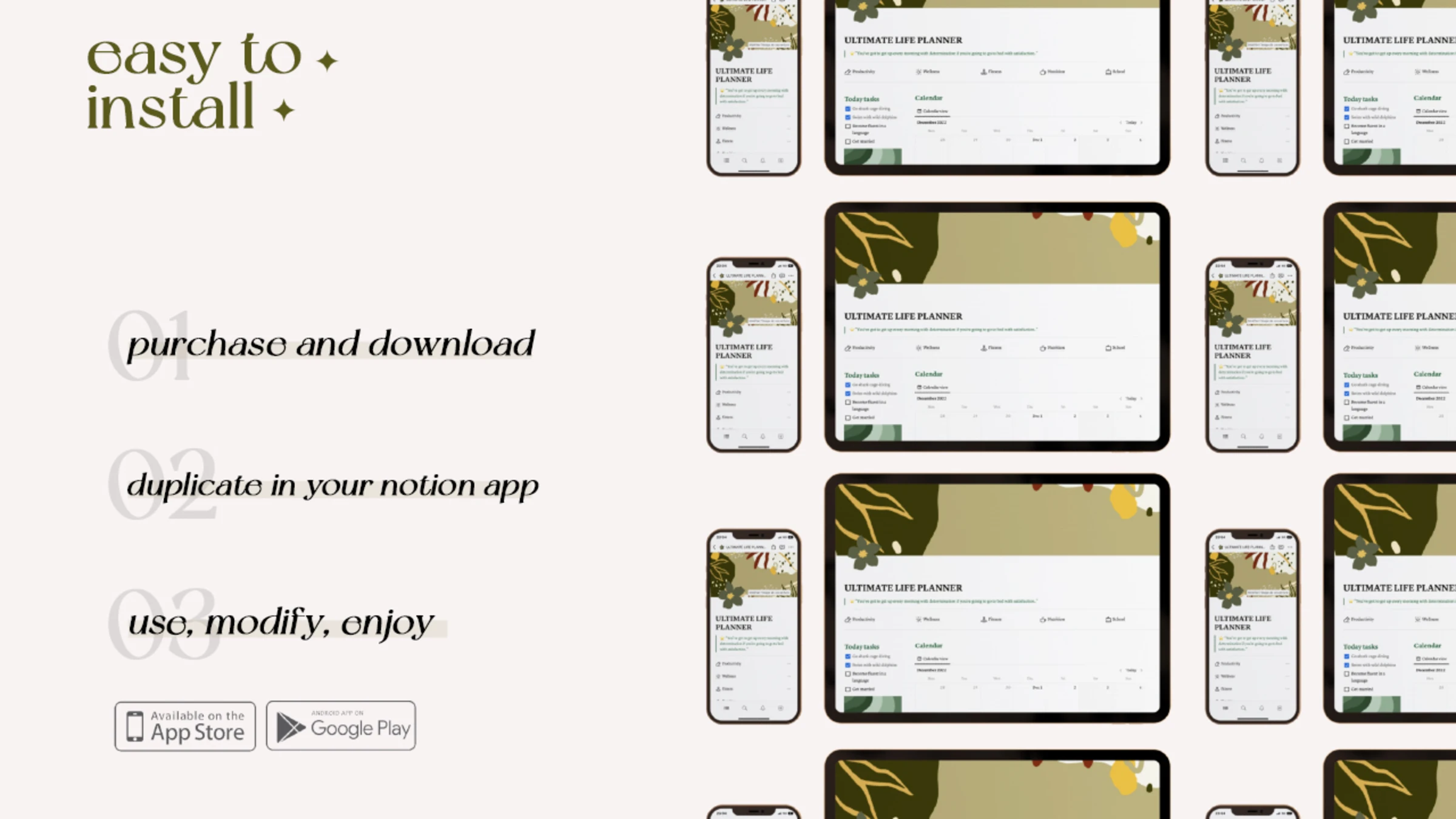 Ultimate Life Planner Notion Template | Notion Everything