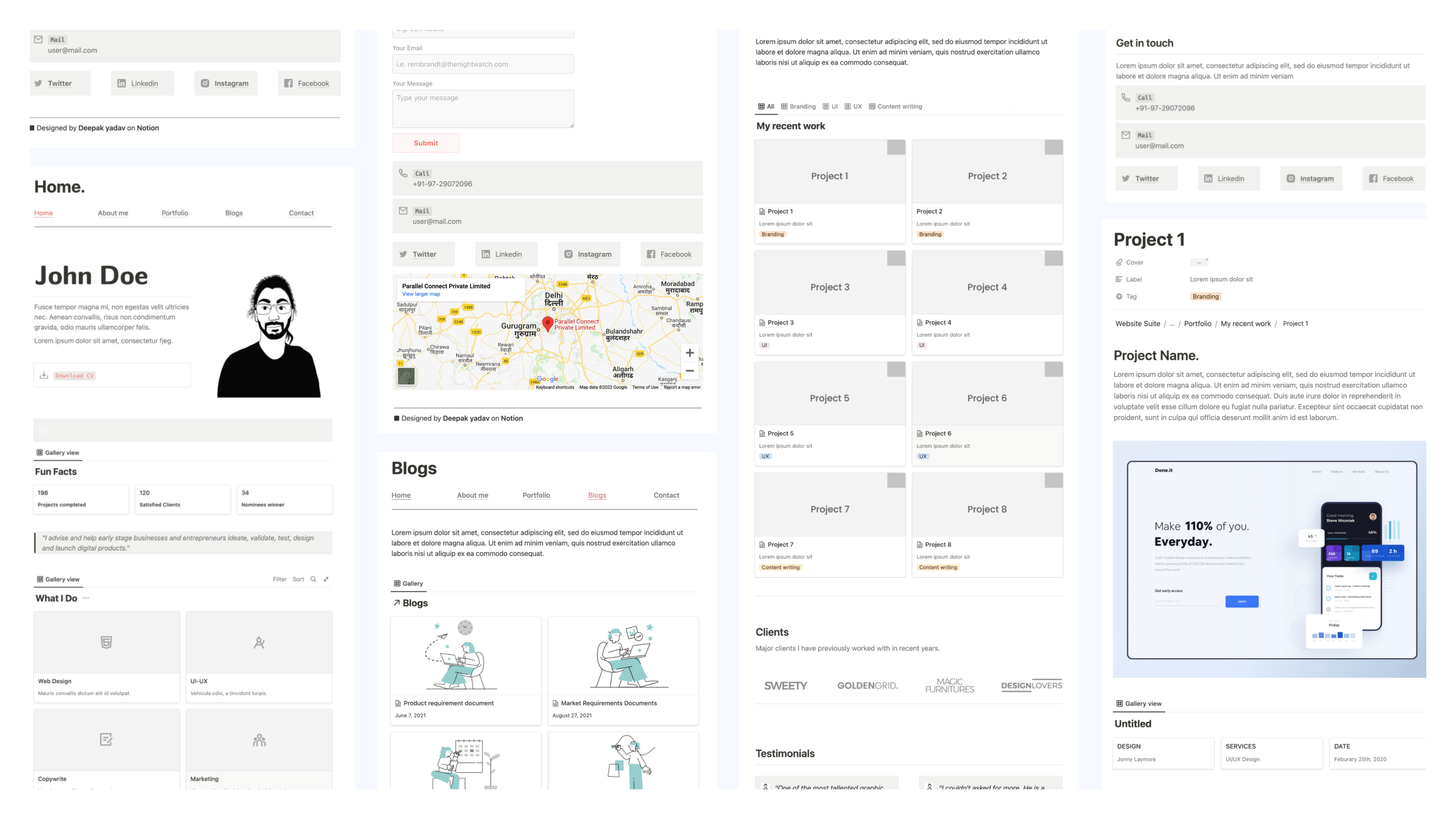 Notion website suite | Notion Everything