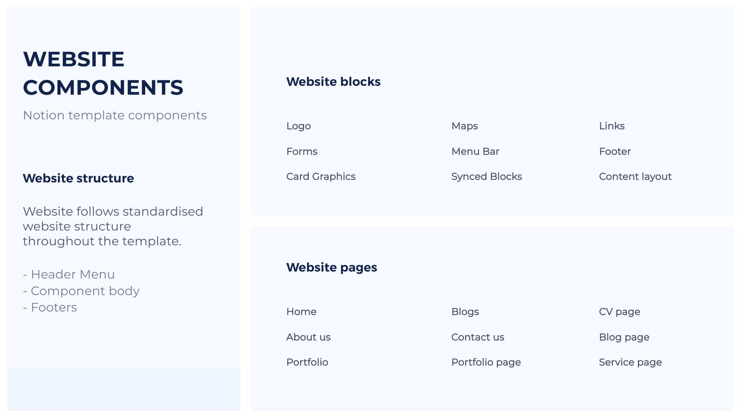 Notion website suite | Notion Everything