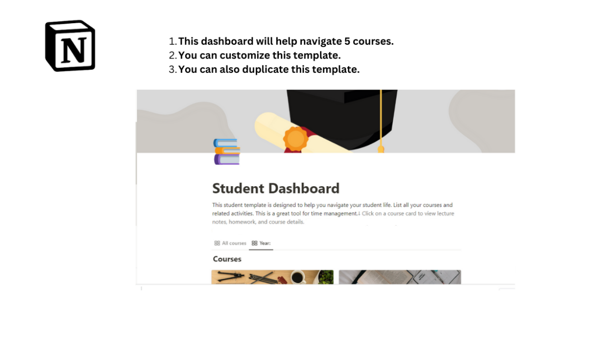 Student Dashboard | Notion Everything