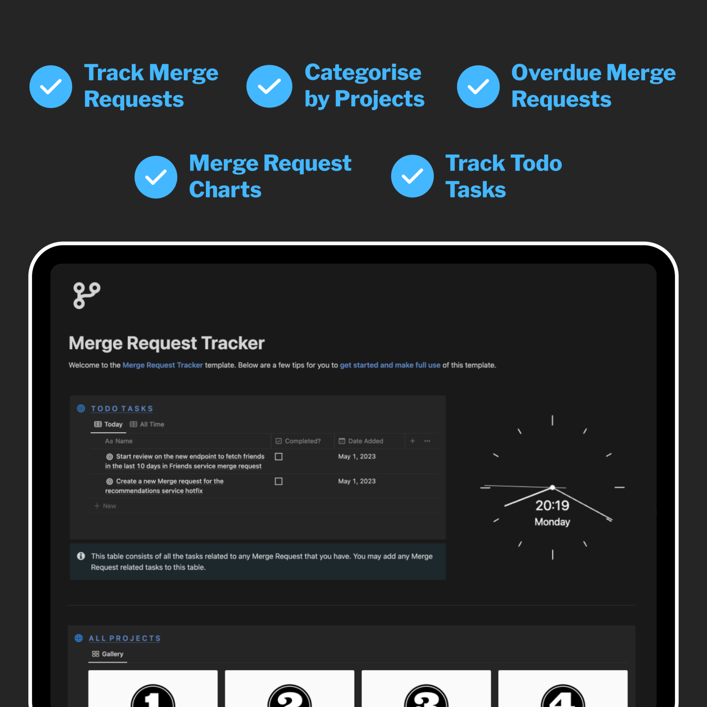 Merge Request Tracker | Notion Everything