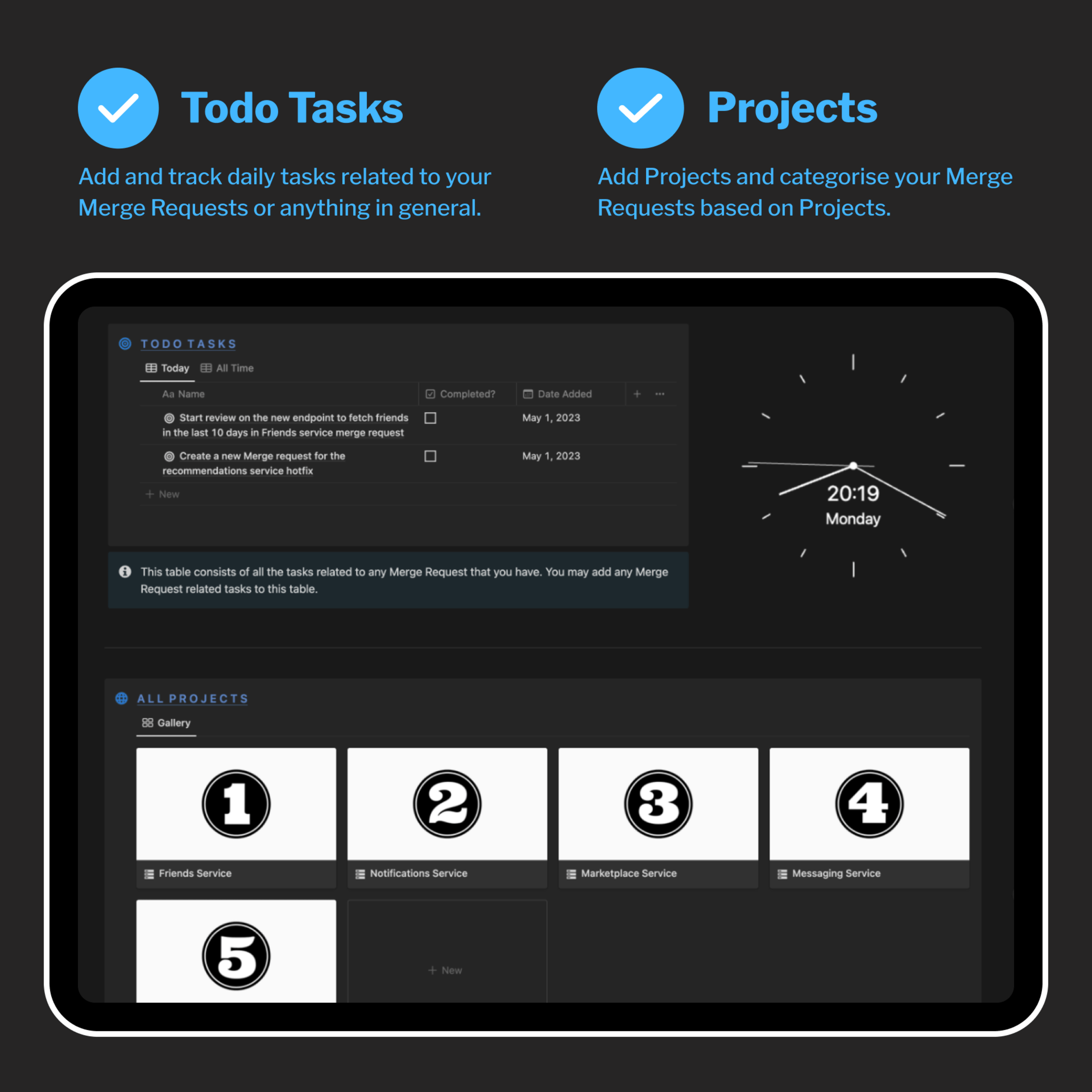 Merge Request Tracker | Notion Everything