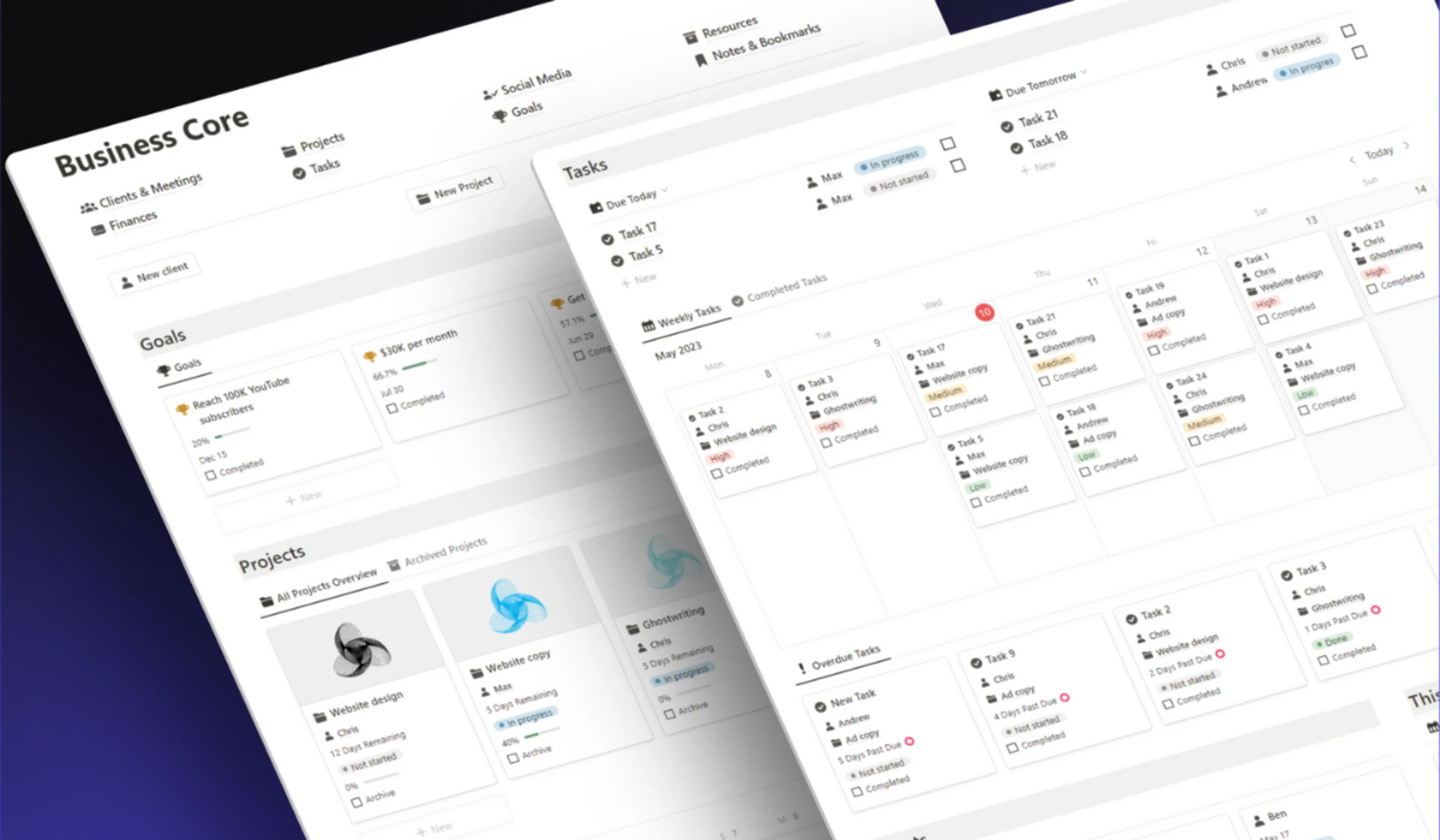 Business Core | Notion Everything