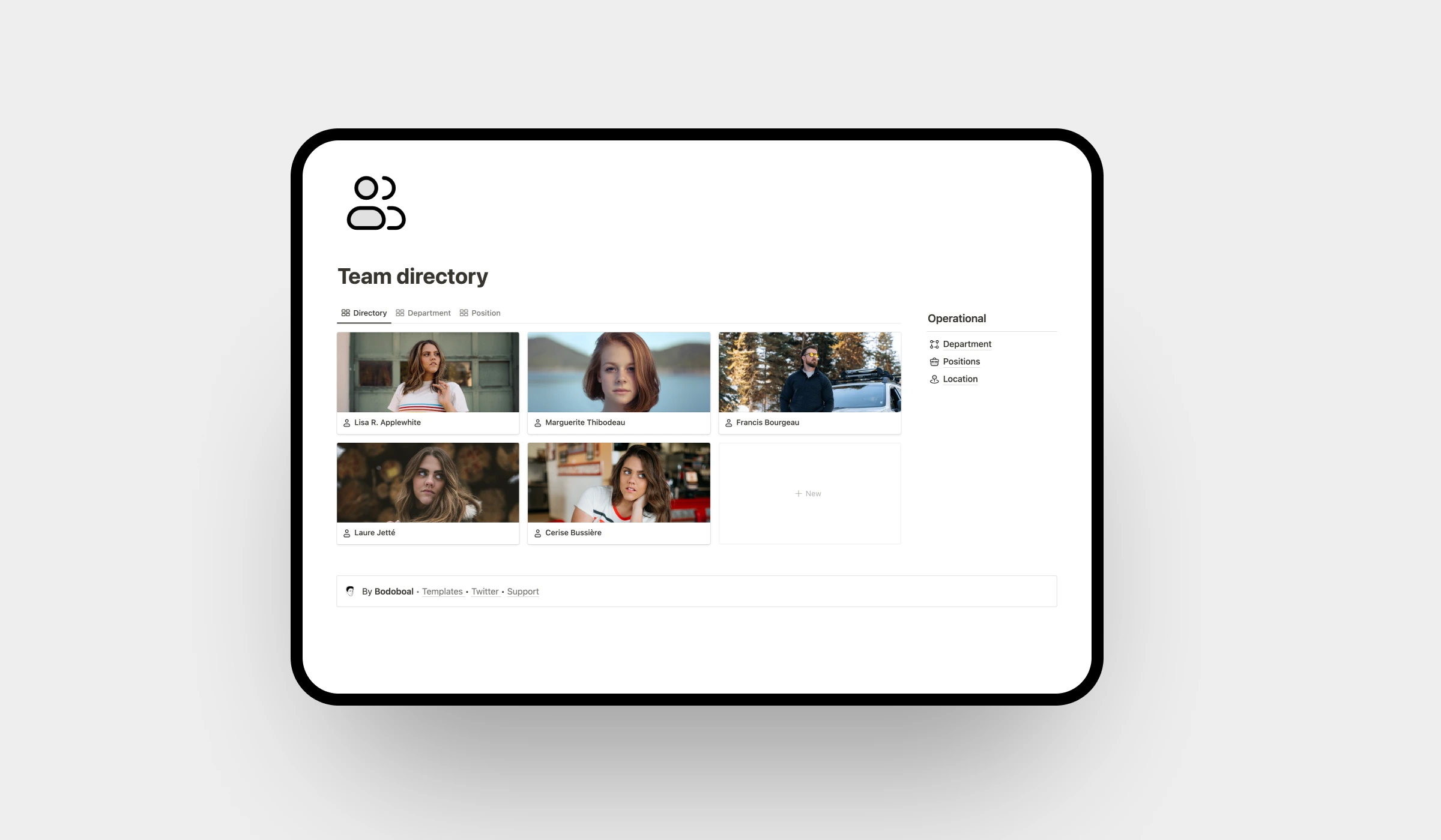Team Directory | Notion Everything
