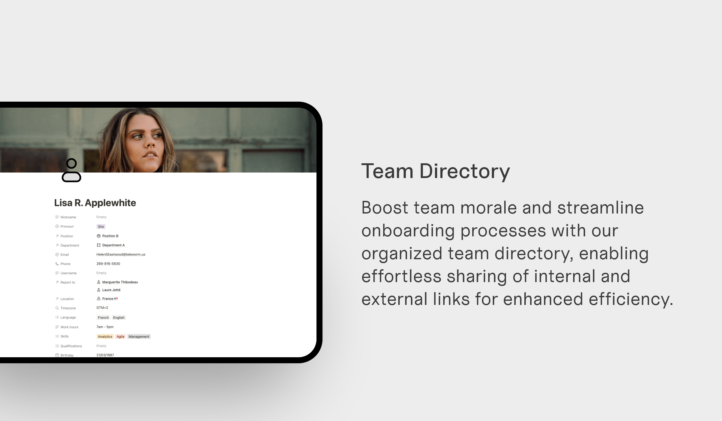 Team Directory | Notion Everything