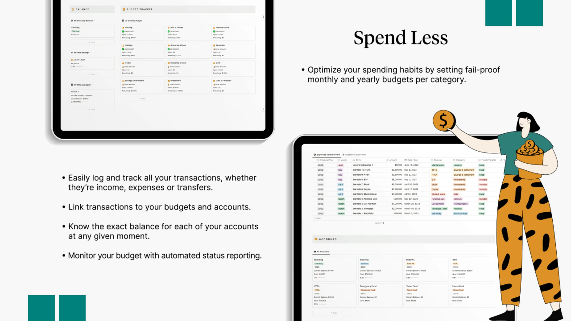 FI.RE OS Financial Independence Retire Early Finance Tracker & Planner ...
