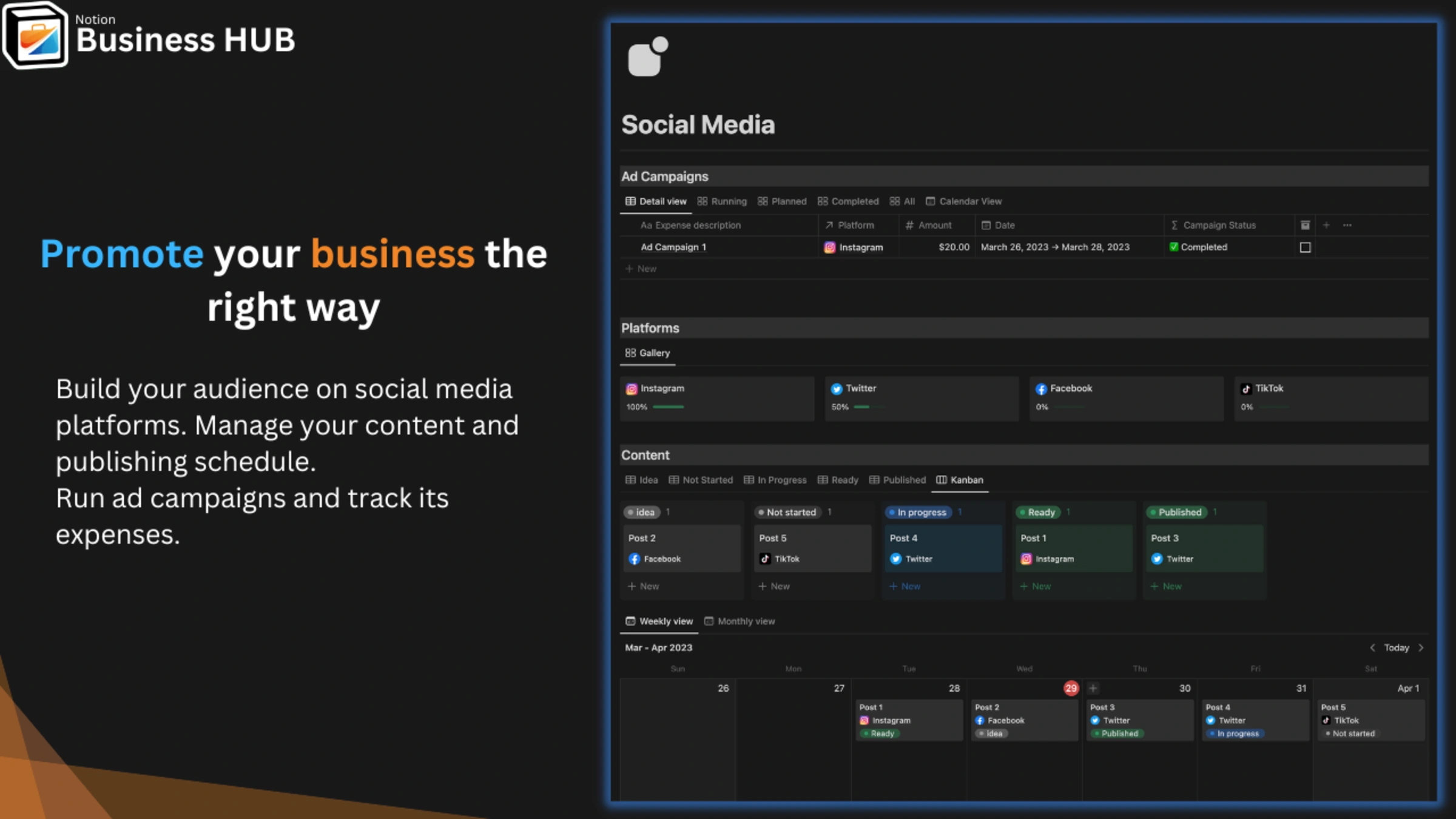 Business Hub | Notion Everything