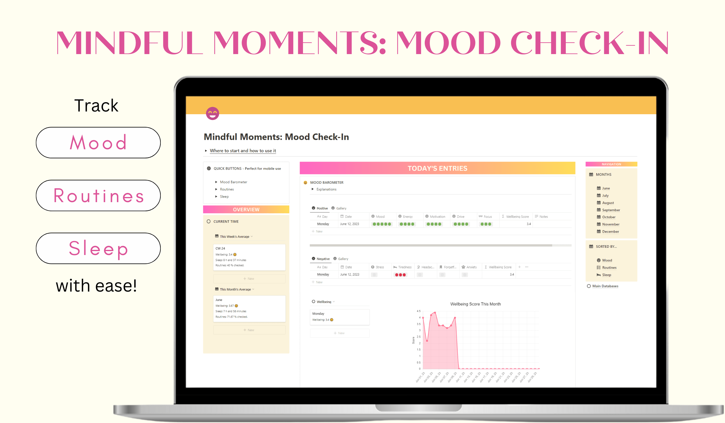 Mindful Moments: Mood Check-In | Notion Everything