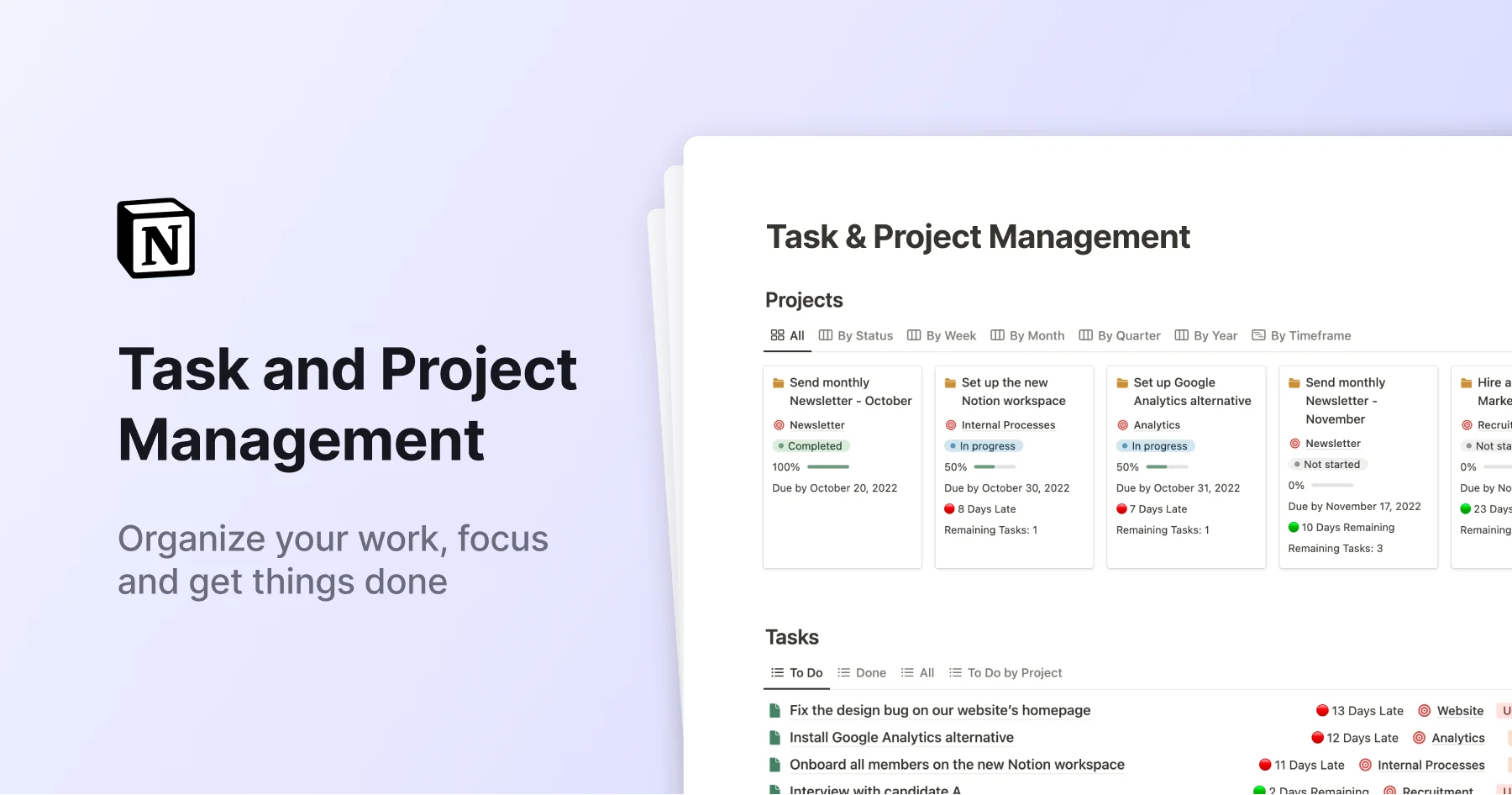21+ Notion Dashboard Templates to Manage Everything in Notion [2024]