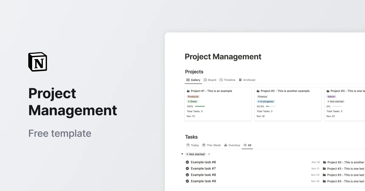 9 Best Notion Project Management Templates To Finish Projects Faster [2024]