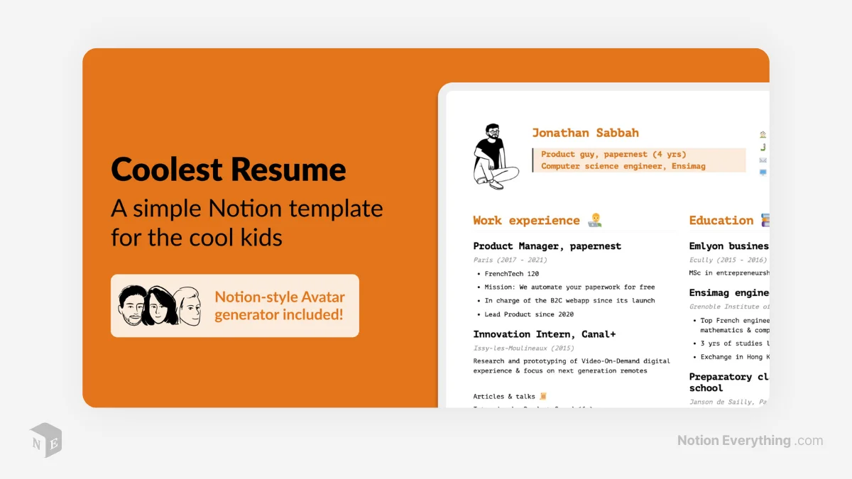 The Best Notion Resume Templates for 2024