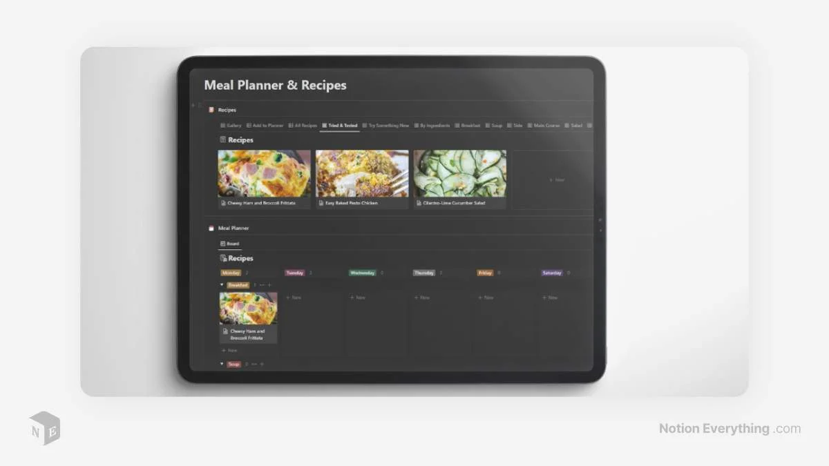 The Best Notion Recipe Templates for 2024