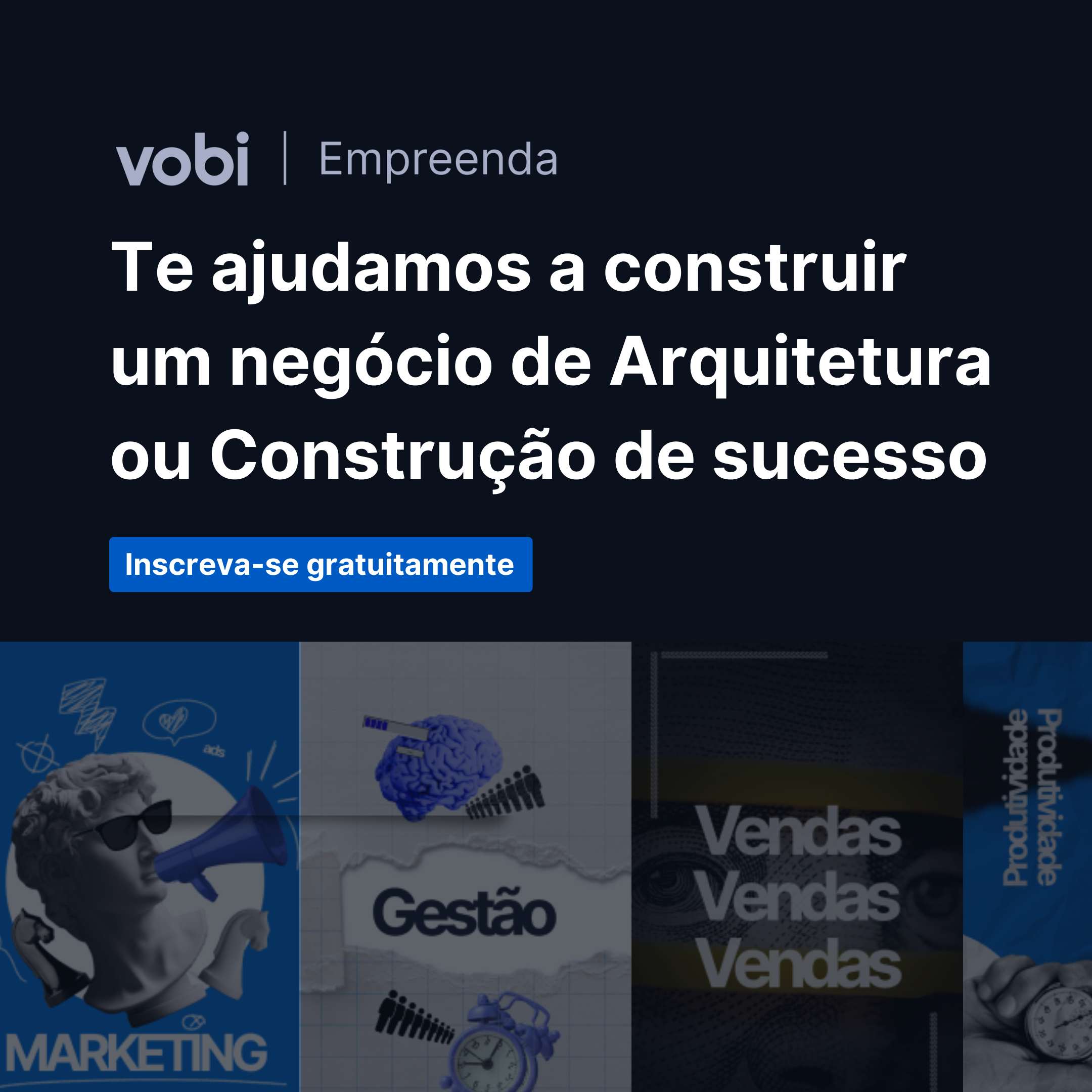 Vobi Empreenda | Inscreva-se gratuitamente