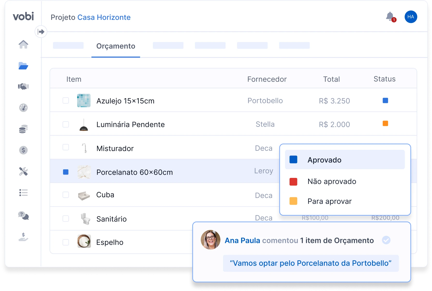 Vobi - A melhor Plataforma de Gestão de Projetos e Obras