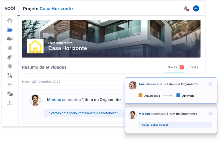 Vobi - A melhor Plataforma de Gestão de Projetos e Obras