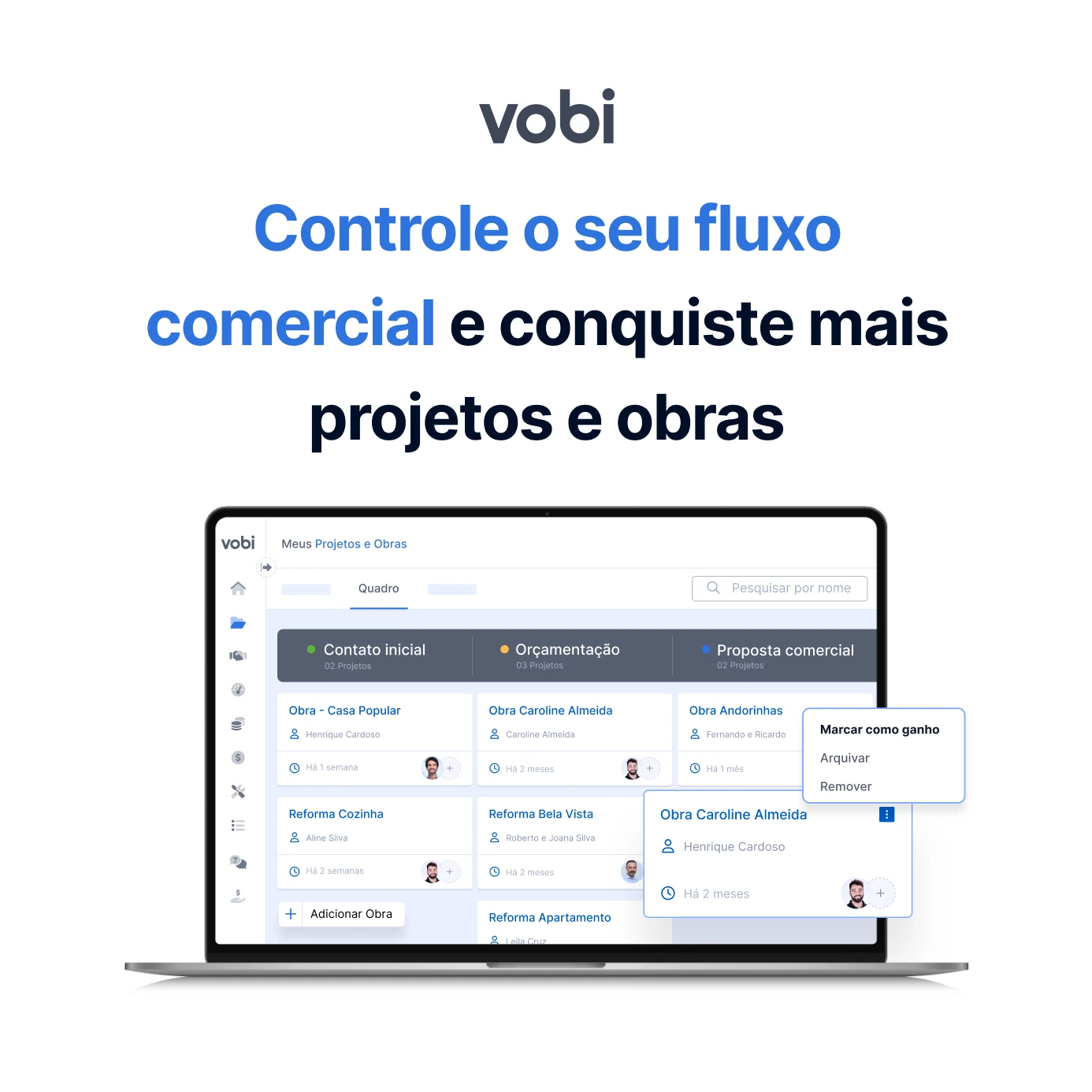 Gestão de Vendas na Vobi - Domine o processo comercial do seu negócio