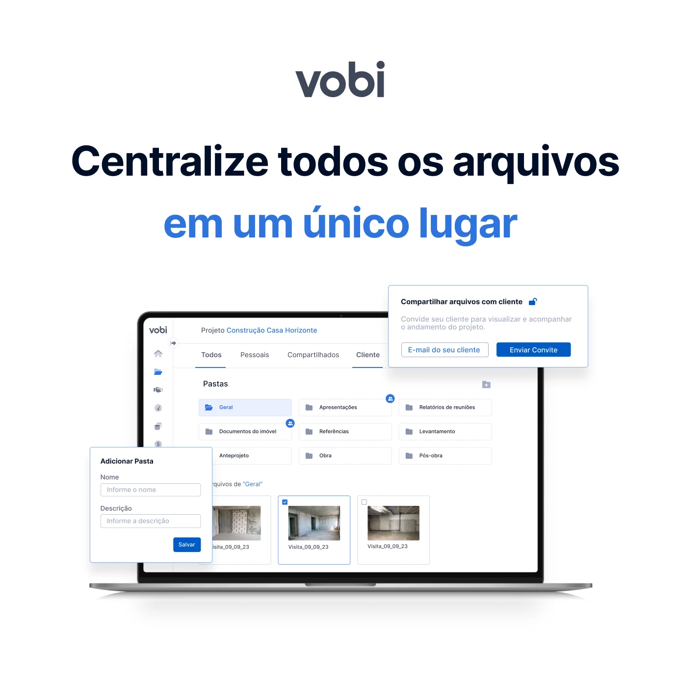 Gestão de Arquivos da Vobi - Centralize todos os arquivos em um único lugar