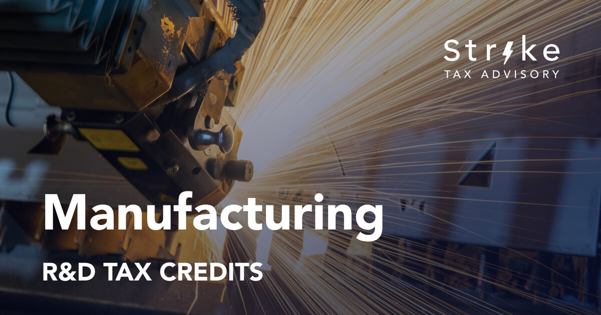 Manufacturing R&D Tax Credits | Calculate Your Claim
