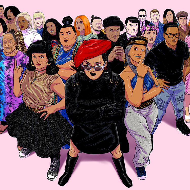 Jacqueline Fahey has something to say about - and through - her clothes ...