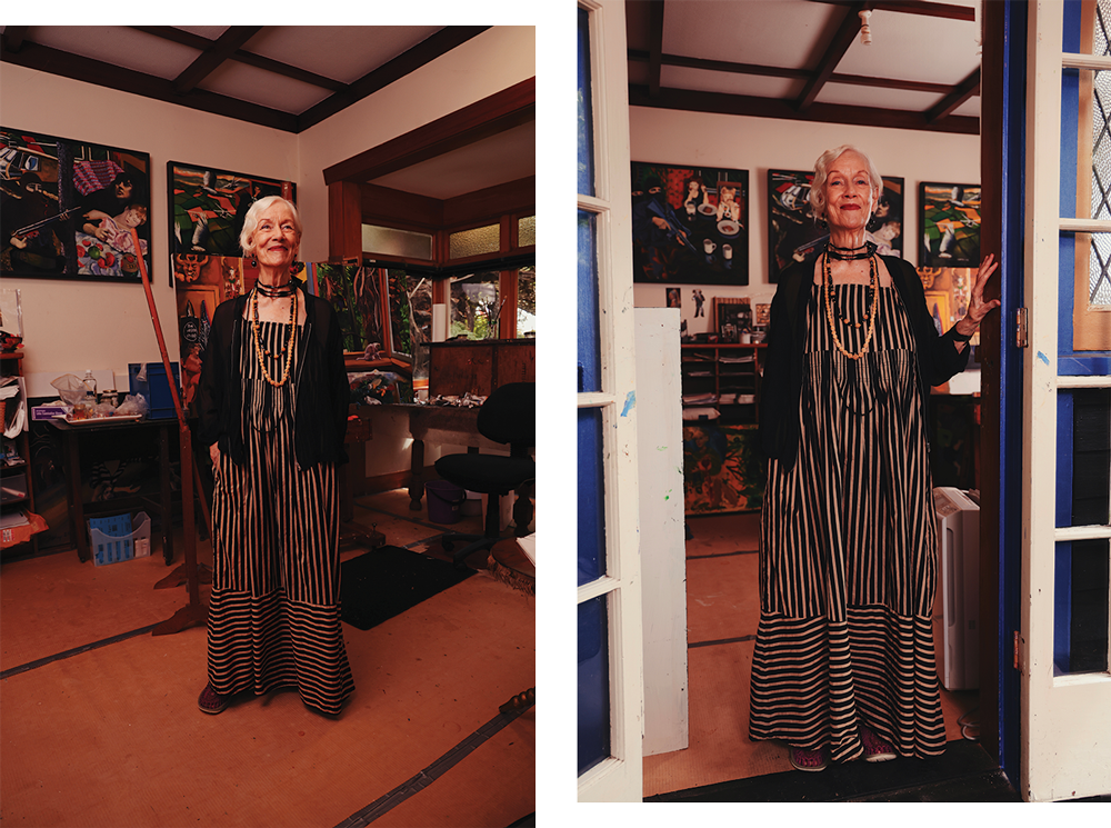 Jacqueline Fahey has something to say about - and through - her clothes ...