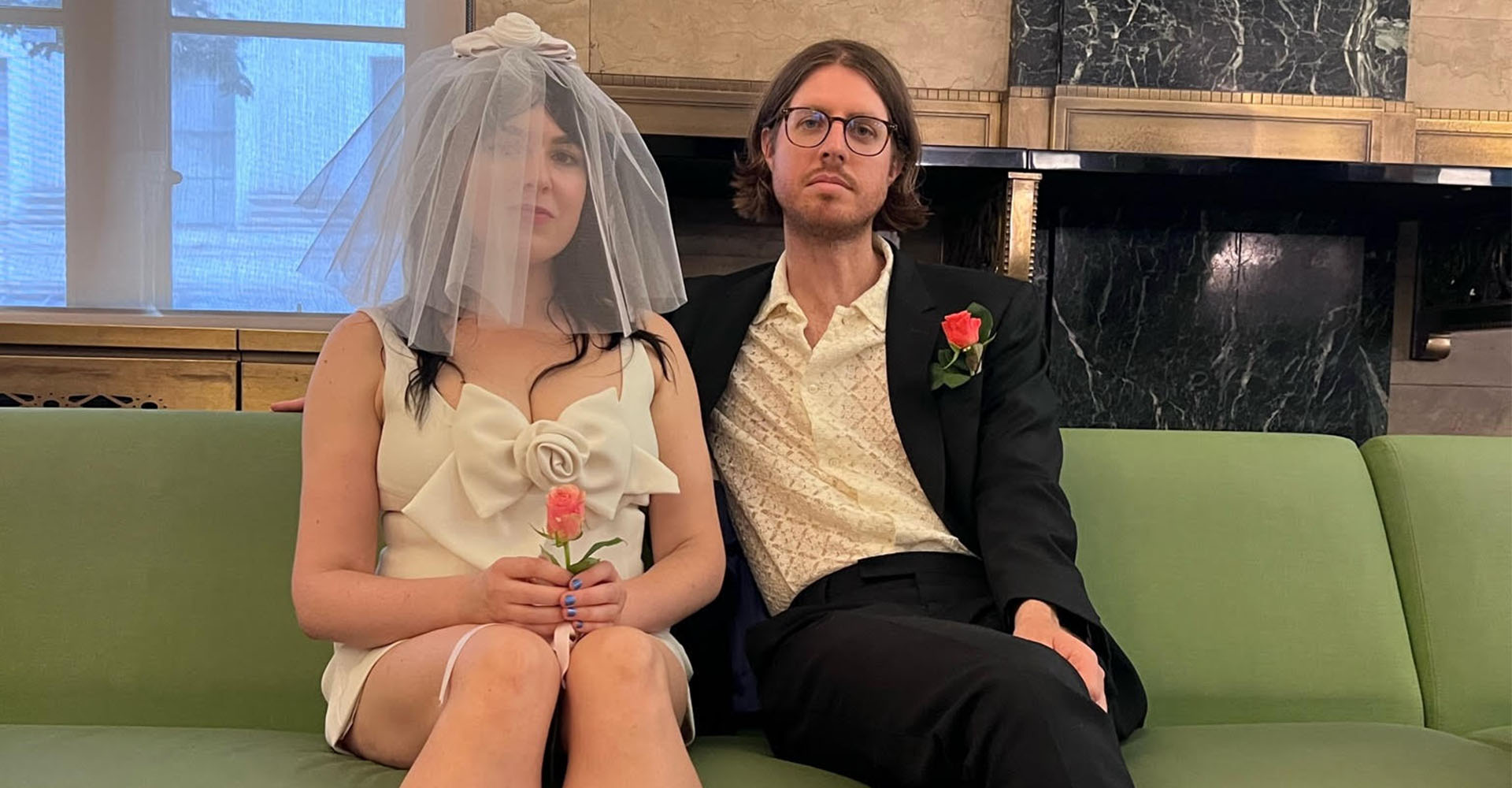 Inside actor Emily Barclay’s ‘kitsch Valentine’s prom’ wedding ...