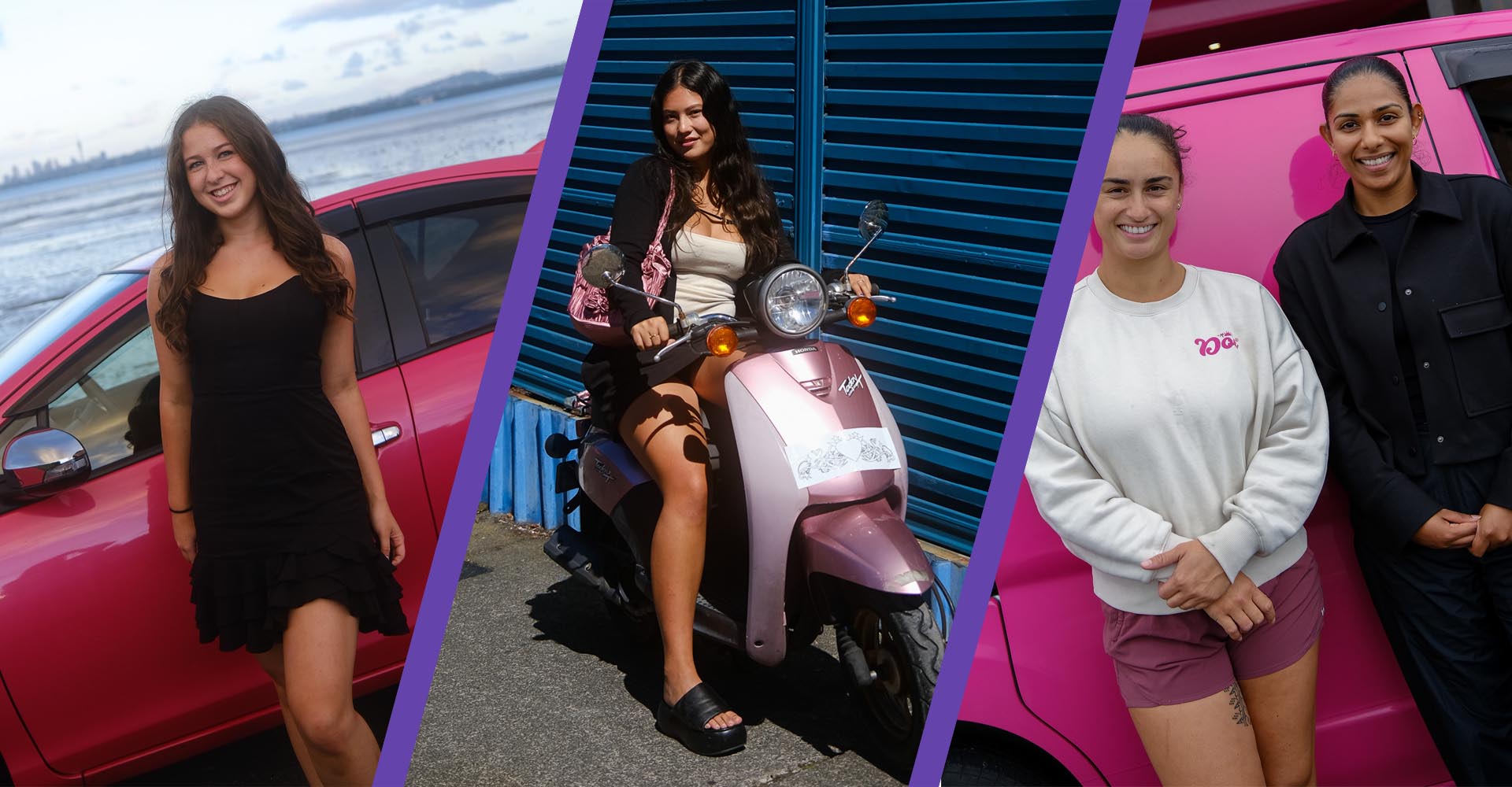 Drive on the bright side: Me and my pink car | Ensemble Magazine