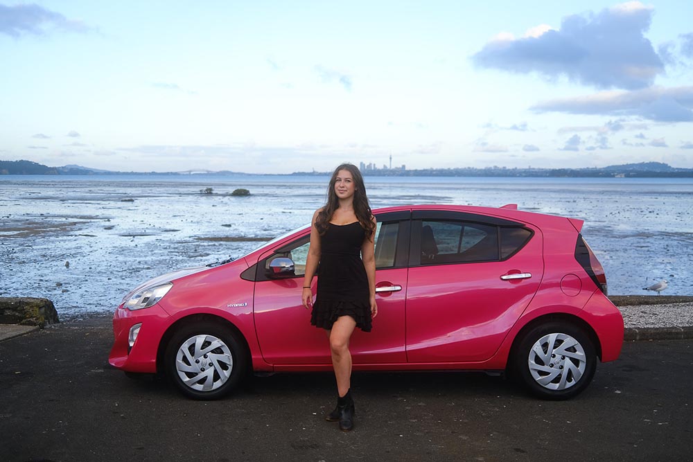 Drive on the bright side: Me and my pink car | Ensemble Magazine