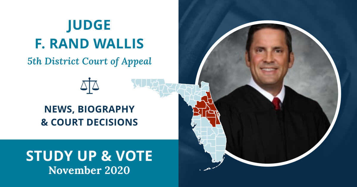 Judge F. Rand Wallis | Voting for Justice
