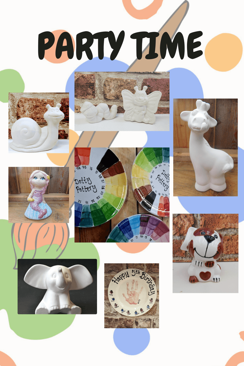 Party and Groups | Dotty Pottery