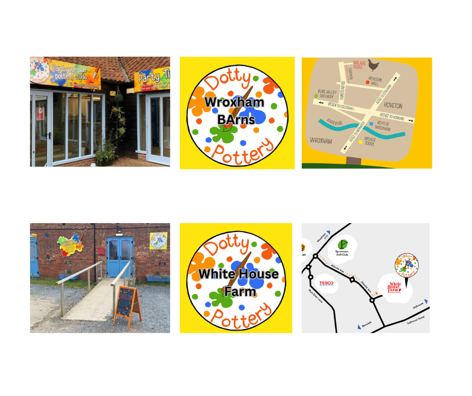 Dotty Pottery - Pottery Painting in Norwich