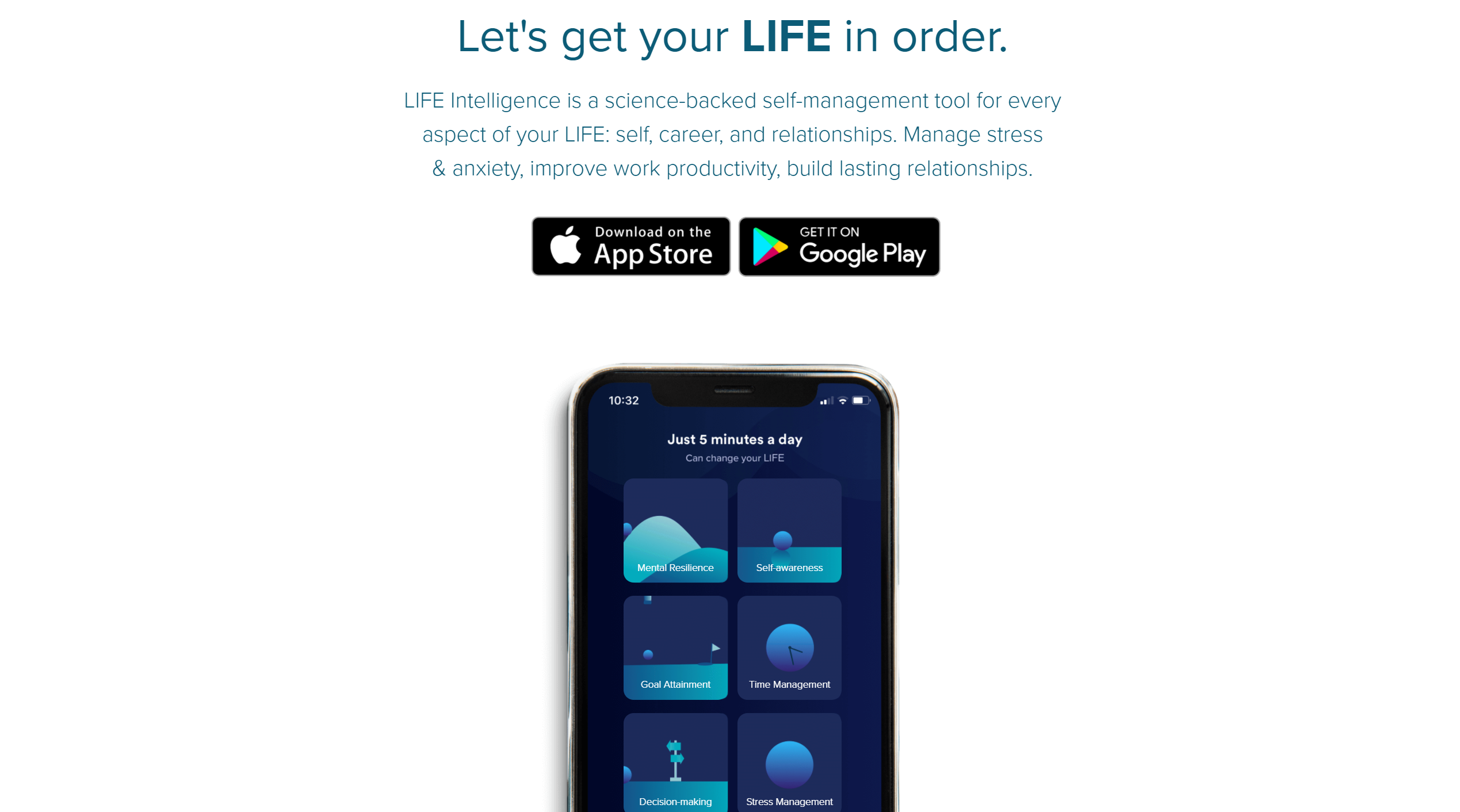 Manage LIFE: Science-Backed LIFE Management App