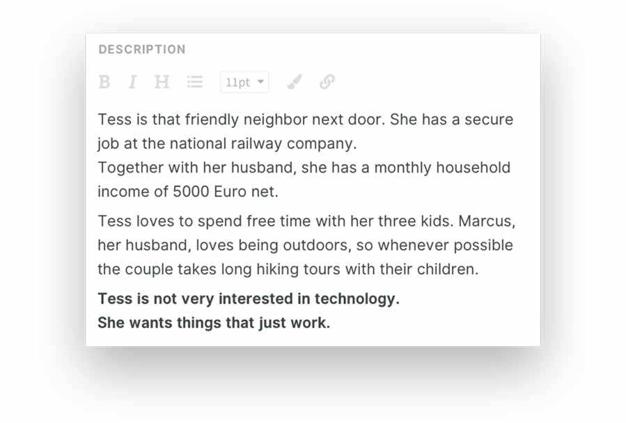 Persona mapping tool | Smaply