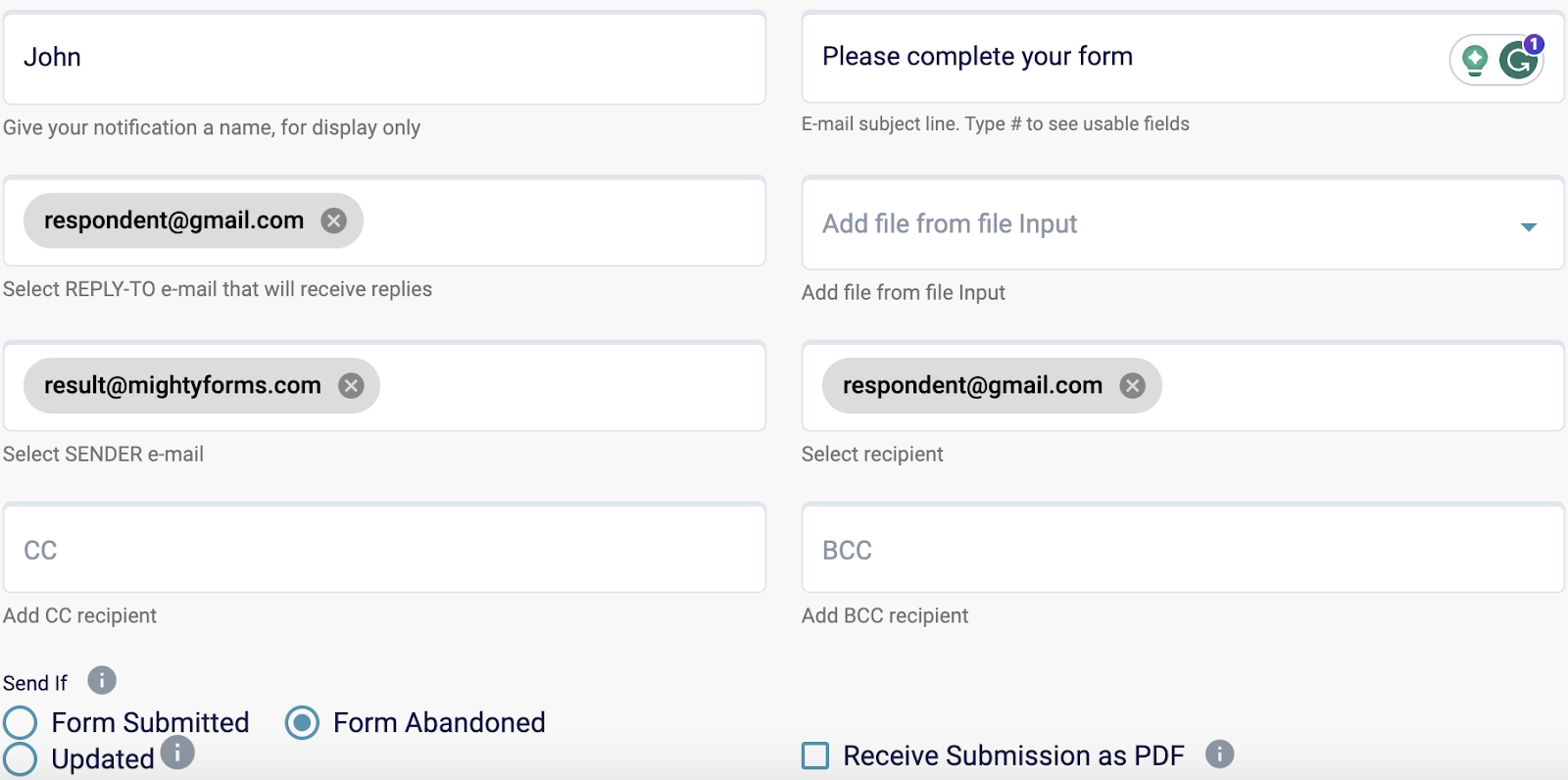 How to create a website email form using the power of automation ...