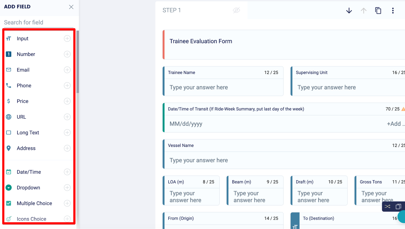 How to make an evaluation form in 5 easy steps - MightyForms