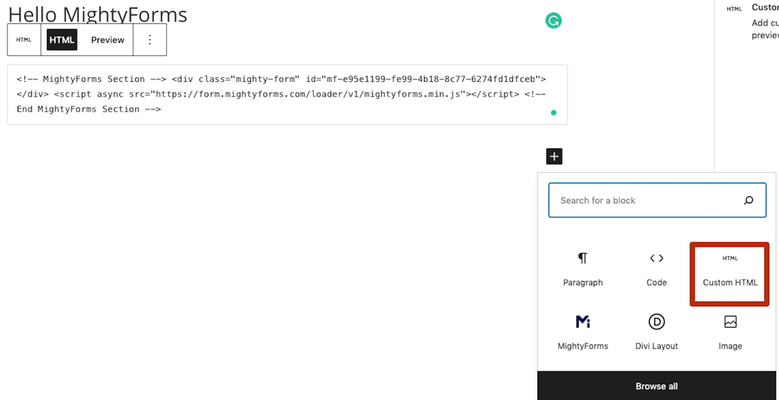 How to add a form to a website in 5 easy steps: featuring MightyForms - MightyForms