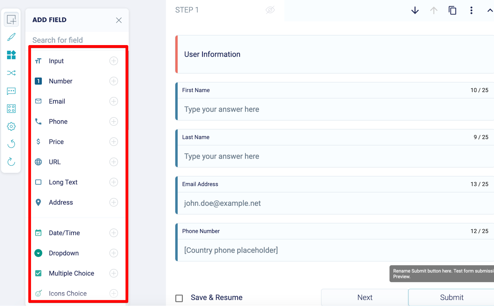 Create a semantic differential scale in 6 steps with FormBuilder (No coding required) - MightyForms