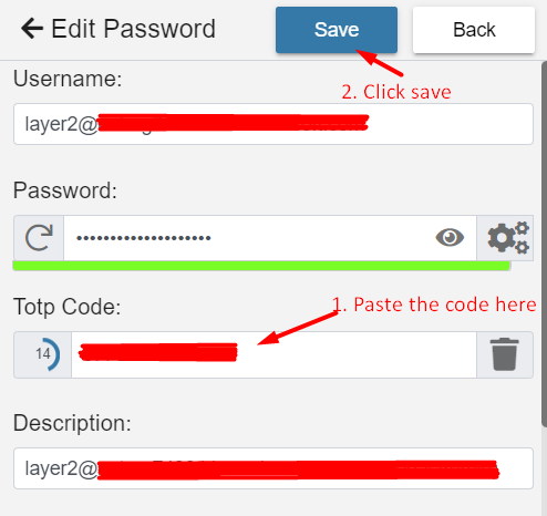 5 - How to Add a MFA or TOTP to a Passportal Credential