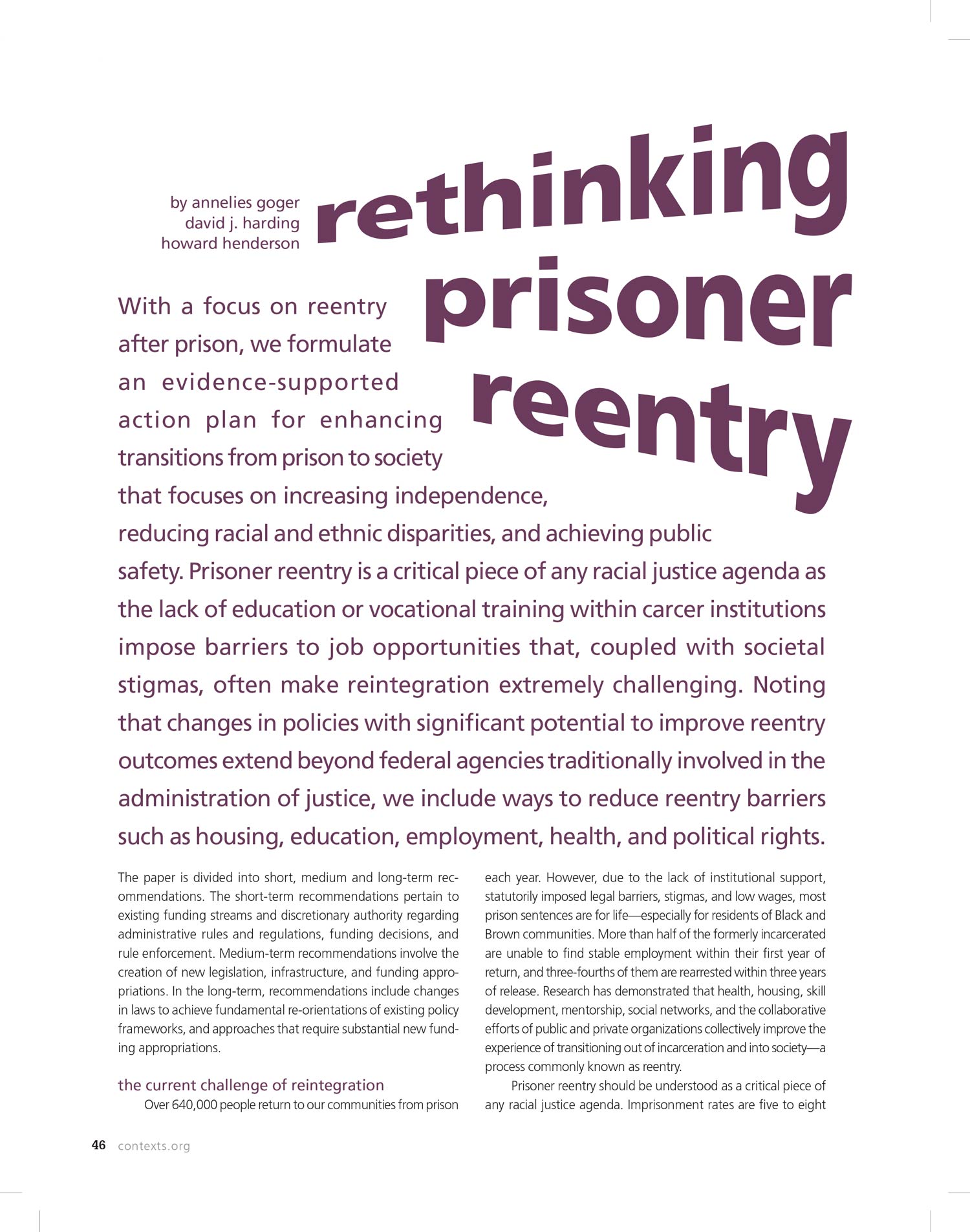 Academic Publications | Center for Justice Research