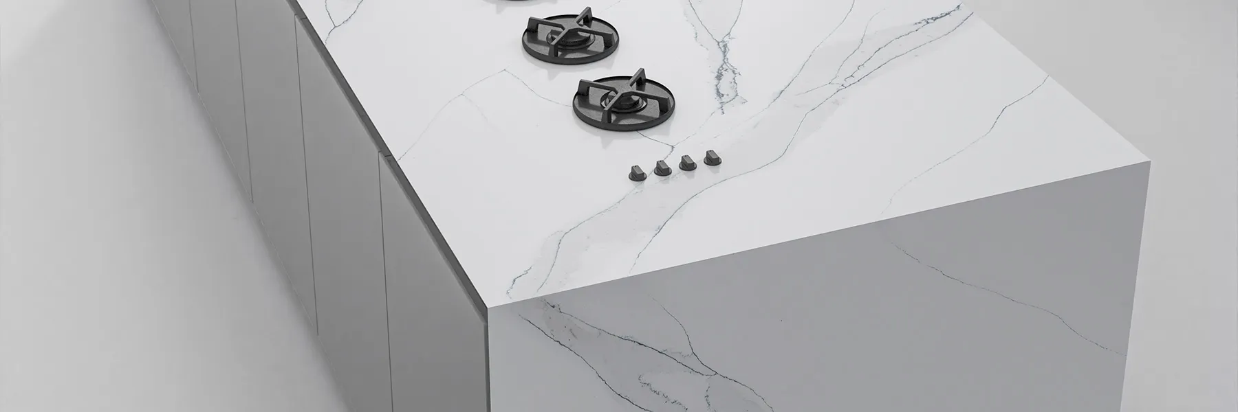 Rock Revelations | Compac Unique Calacatta Blue Worktops