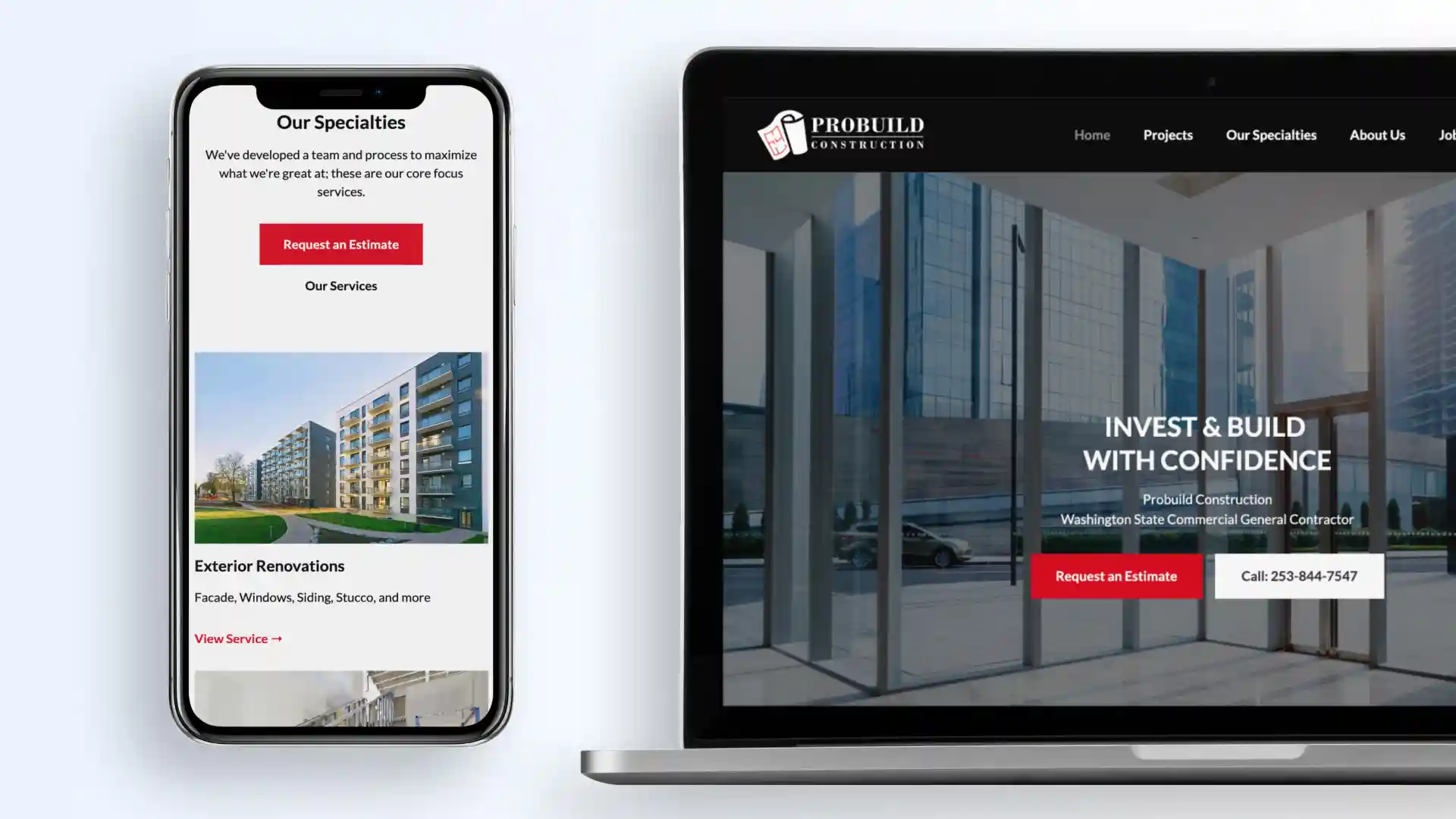 Web Design & Marketing for Probuild