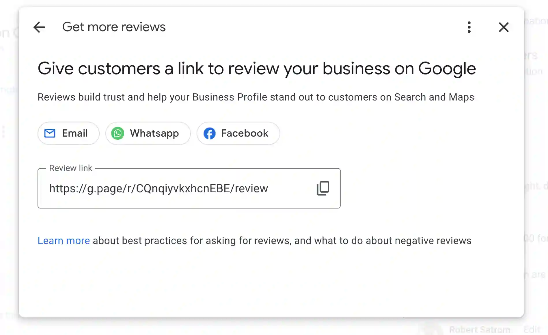 How quickly text or email your Google Review link to get more reviews
