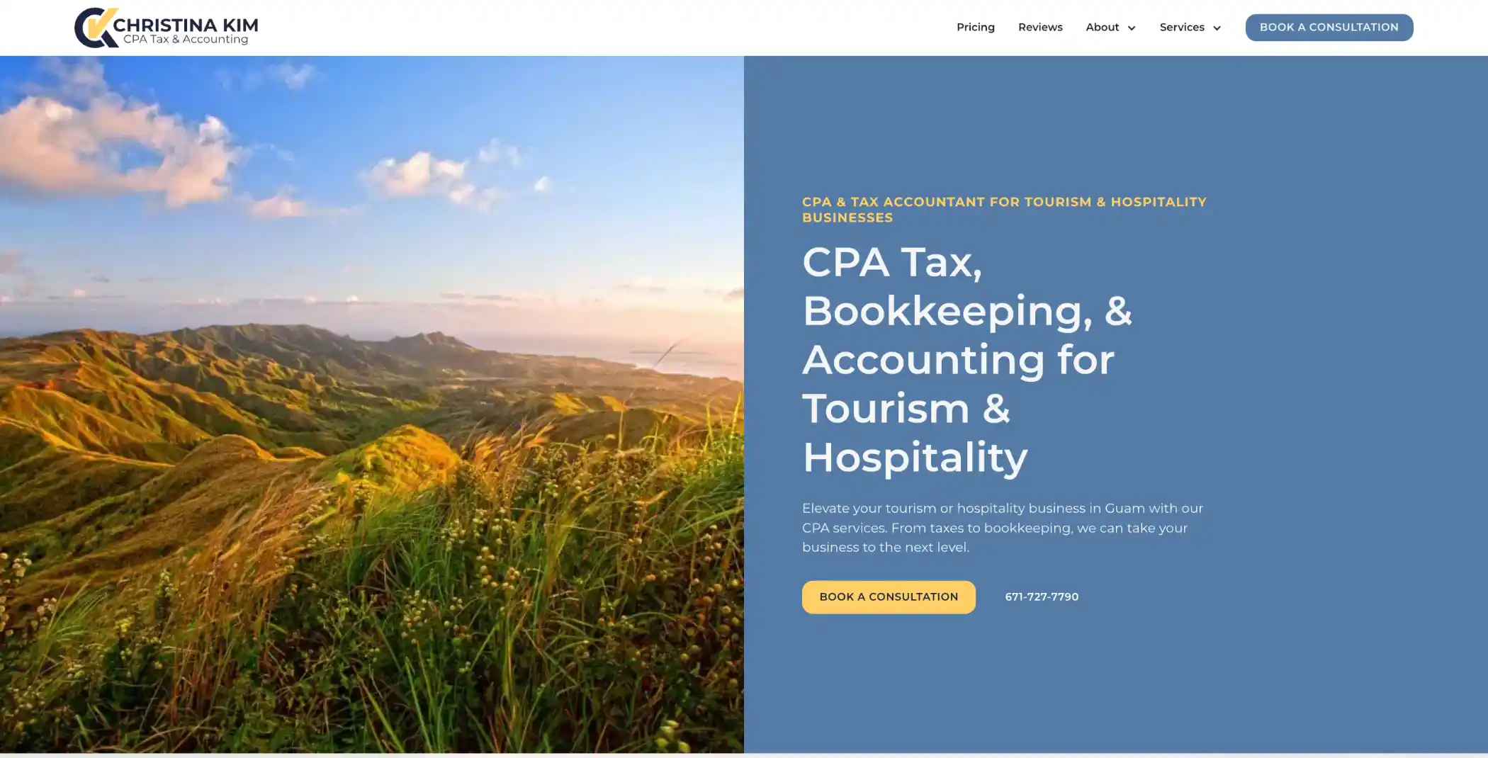 See Website by Feedbackwrench: Christina Kim Tax & Accounting Website ...