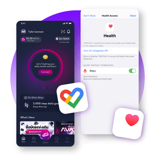 WIRTUAL | Exercise to earn application