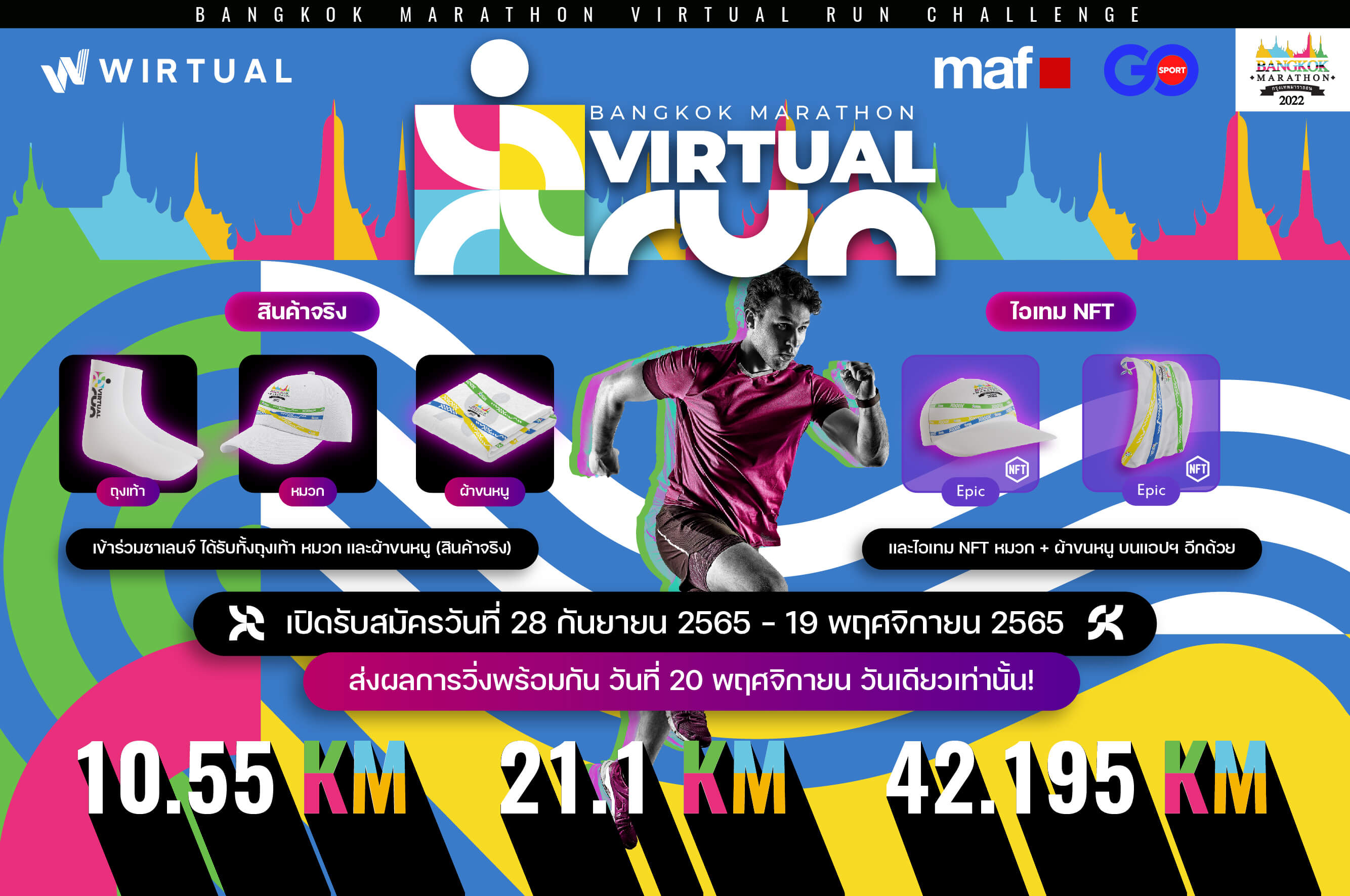 วิธีเข้าร่วม Bangkok Marathon Virtual Run บน WIRTUAL ทำอย่างไร เรามีคำตอบ
